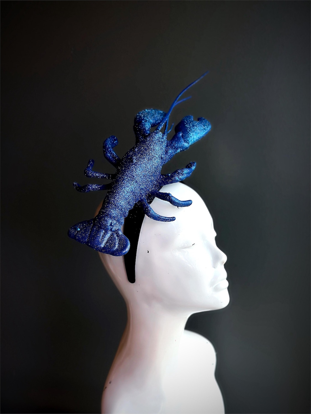 Blue Lobster Headband Ocean Theme Fascinator Seafood Festival Blue ...