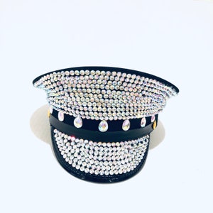 Rave Party Captain Hat With Steampunk Goggles - Green Black - Etsy
