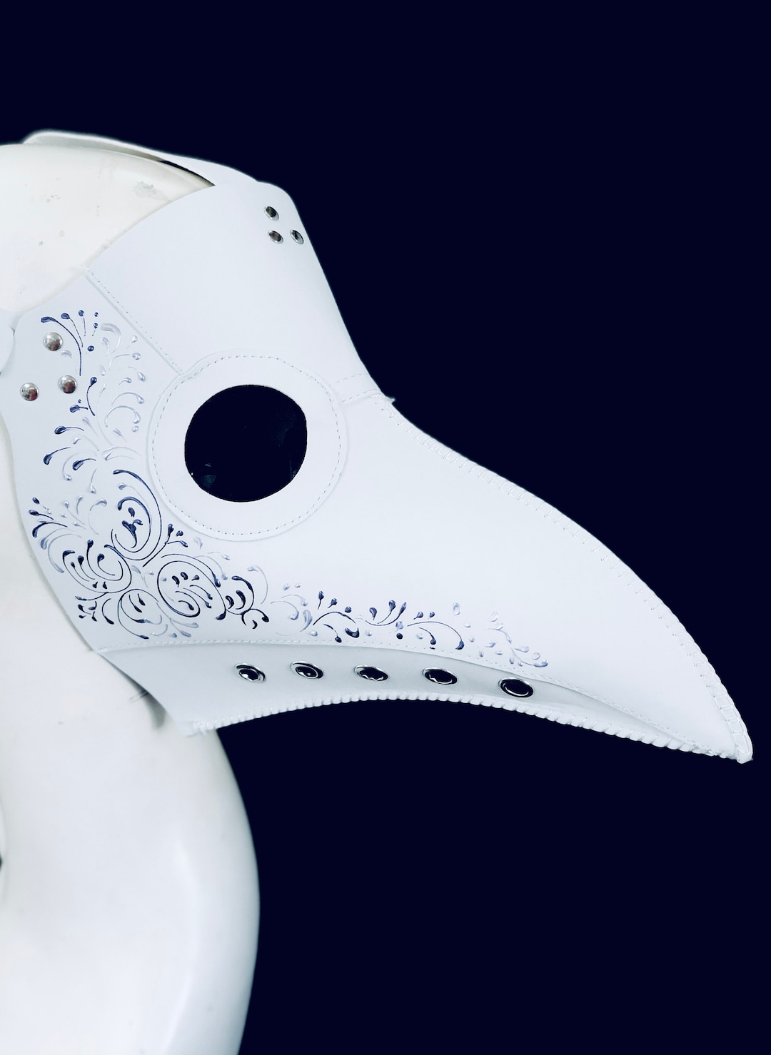 Jackdaw Plague Doctor Mask Faux Leather - Etsy