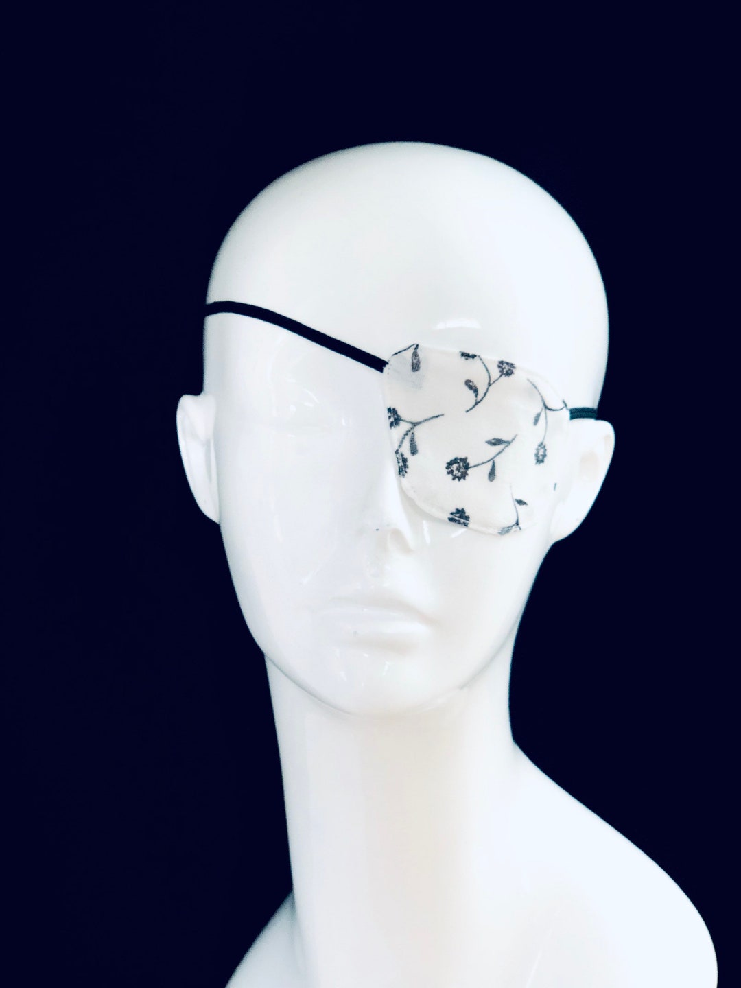 Simple Eye Patch CUSTOM SIZE Fabric Eyepatch 3 Layer Cotton Soft Fabric ...