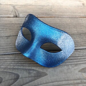 Men Masquerade Mask Midnight Blue Sparkle, Men Masquerade Masks for ...