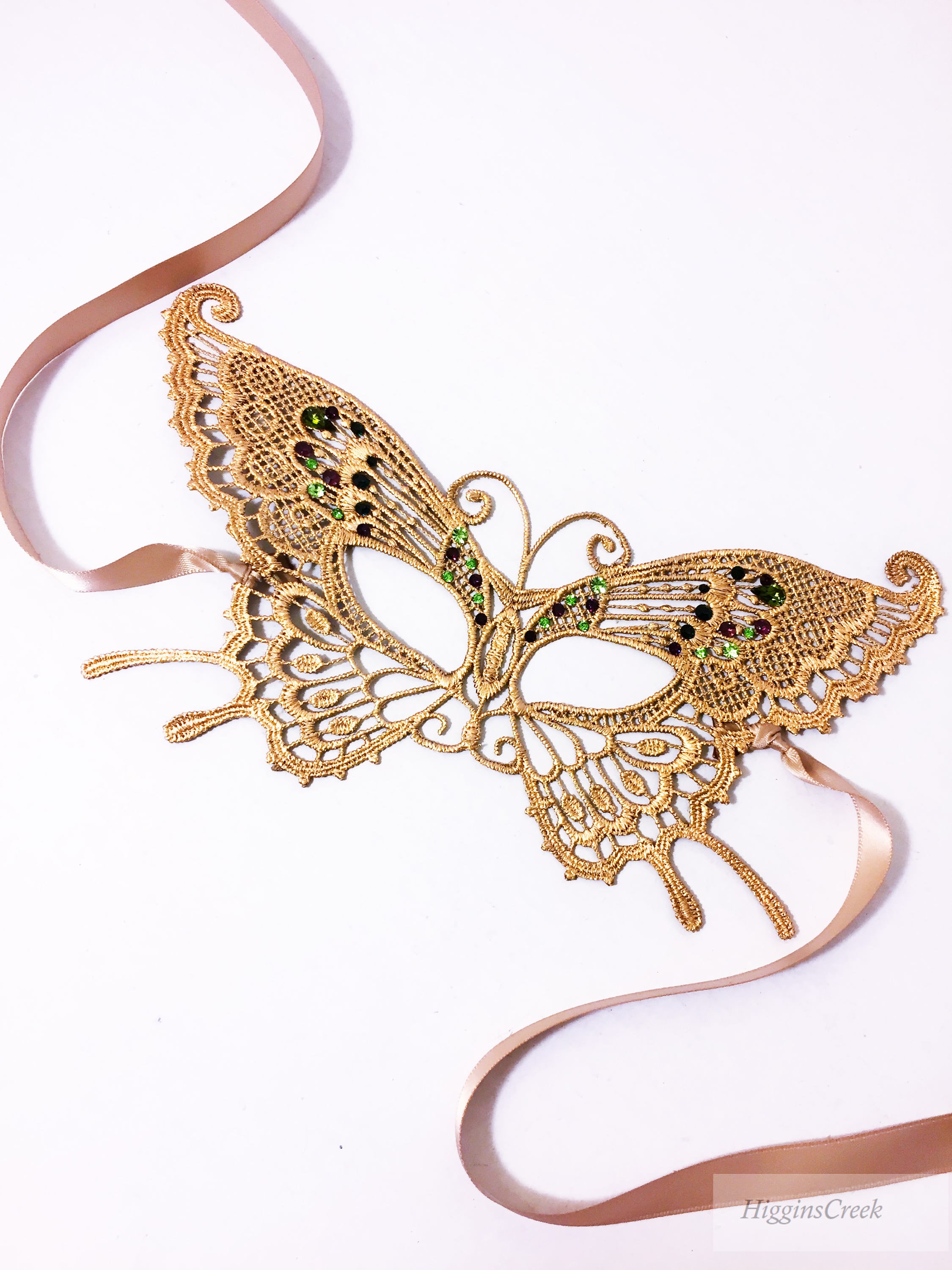 Toddler Gold Butterfly Lace Mask for Childrens Party - Etsy