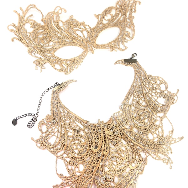 Masquerade Mask Necklace - Etsy
