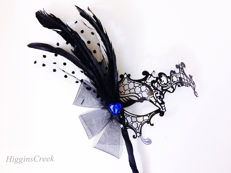 Masquerade Mask Women Handheld Stick Masks for Prom Wedding - Etsy