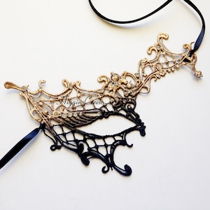 Rhinestone Studded Black Lace Mask Half Face Lace Halloween Masks for ...