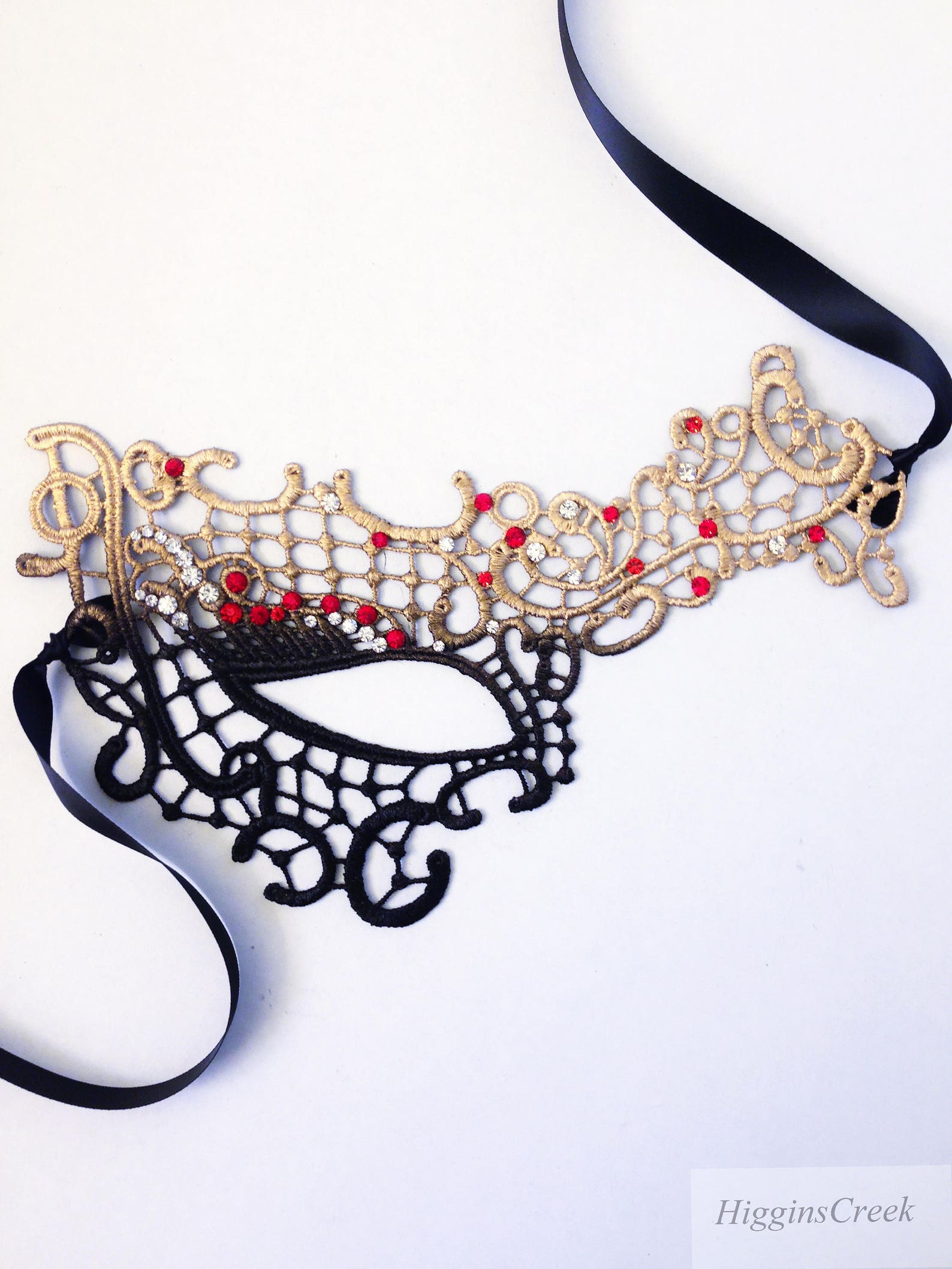 Black Lace Mask Ladies Masquerade Mask Simple Halloween Masks - Etsy