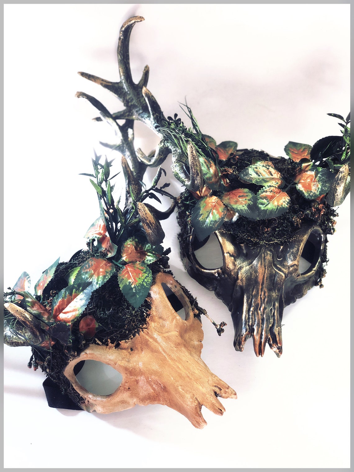 Wendigo Cosplay Skull Wendigo Costume Horn Headpiece Deer - Etsy