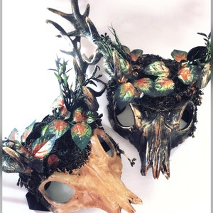 Wendigo Cosplay Skull Wendigo Costume Horn Headpiece Deer Antler ...