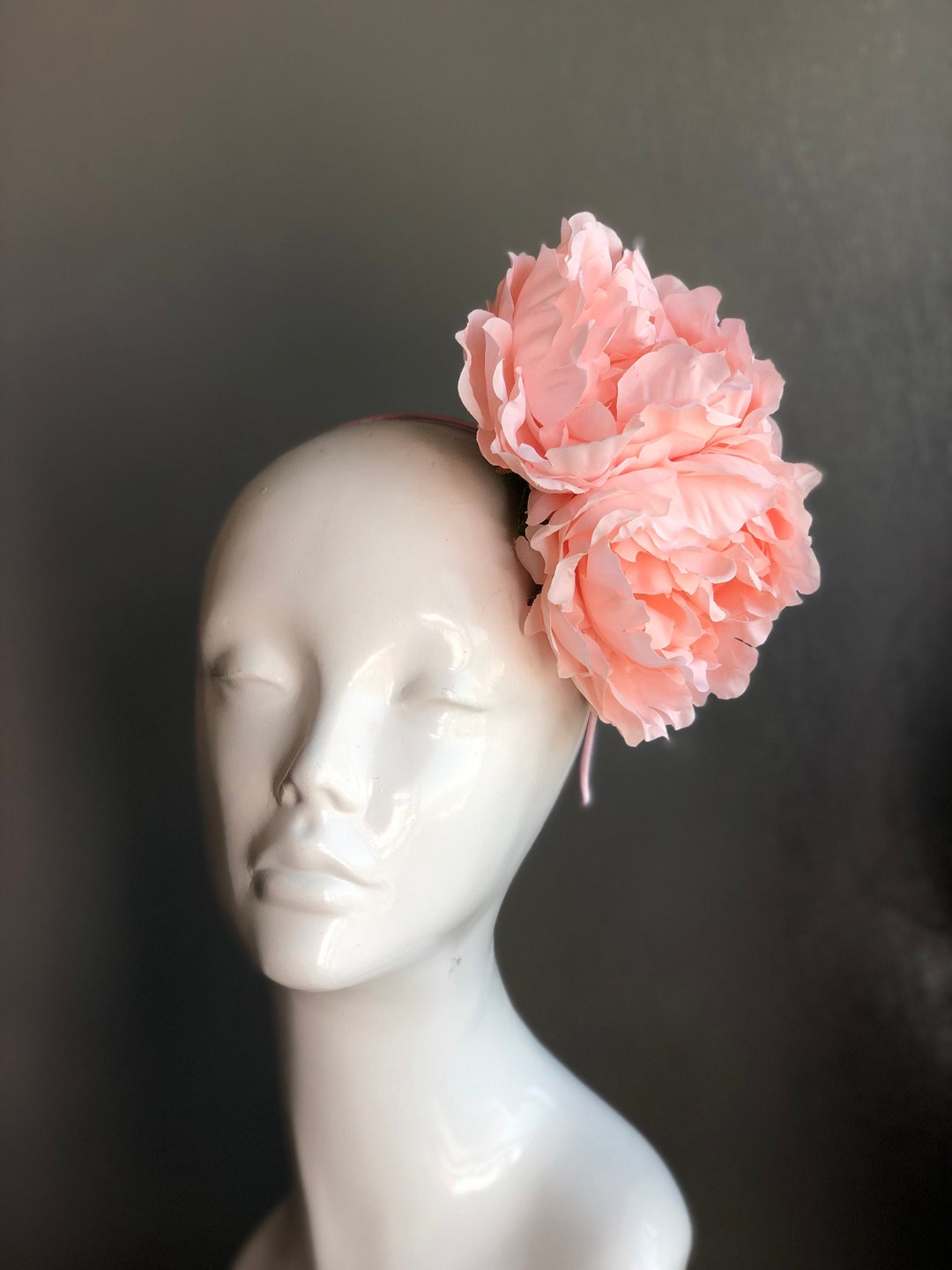 Pink Fascinator Hat - Flower Fascinator Hat, Tea Party Hat, Flower ...