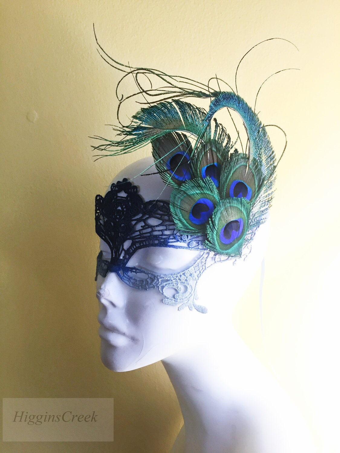 Peacock Masquerade Mask Masquerade Peacock Mask In Papier Mâché