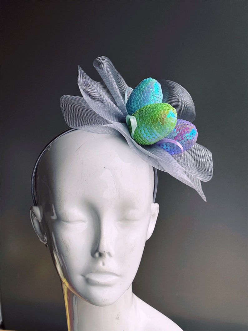 Easter Fascinator - Easter Egg Hat - Women & Kids Easter Accessories ...