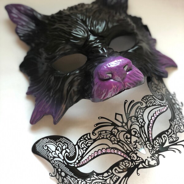 Wolf Mask - Etsy