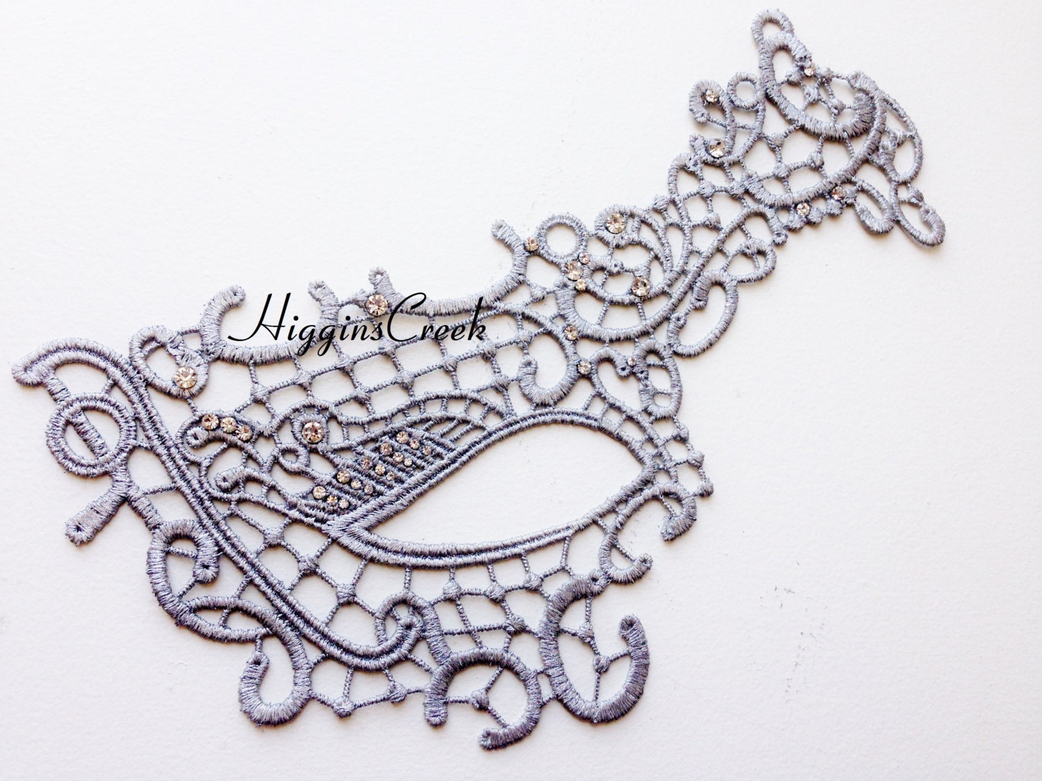Prom Masquerade Masks Half Face Venetian Mask in Custom Colors Macrame ...