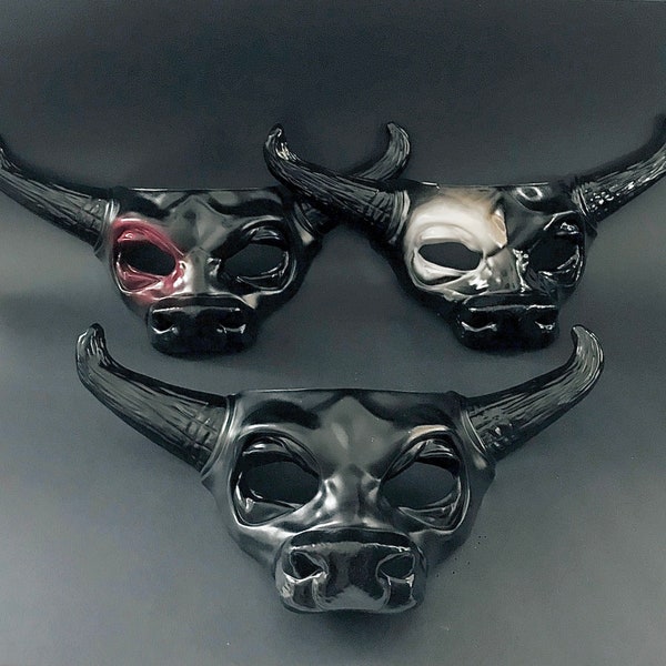 Bull Mask - Etsy