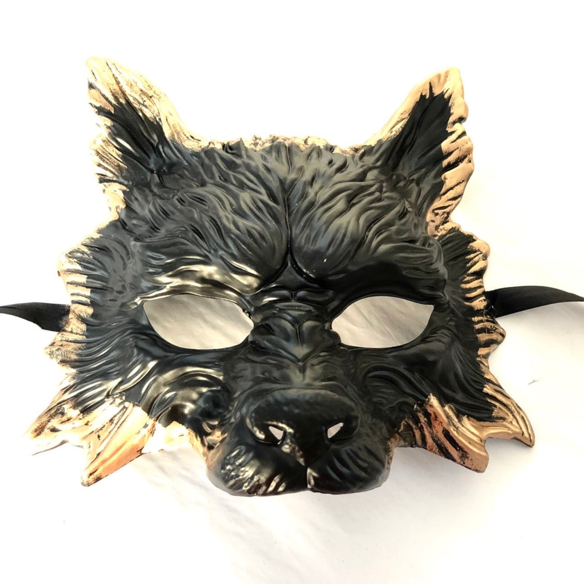 Black werewolf mask Halloween werewolf costume mask wolf mask | Etsy