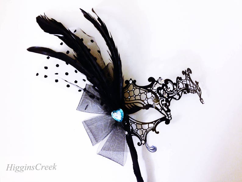 Masquerade Mask Women Handheld Stick Masks for Prom Wedding - Etsy
