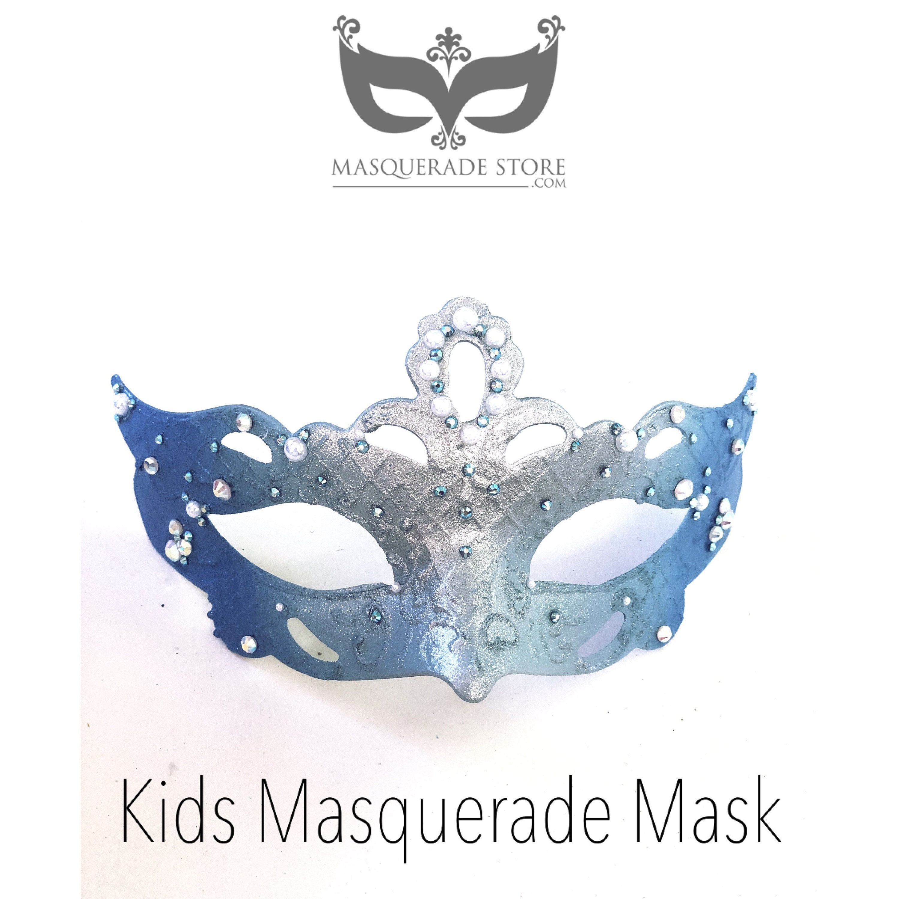Light Blue Masquerade Masks