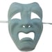 Comedy and Tragedy DIY Full Face Masks Sad and Happy Smile Face Mask ...