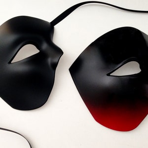 Black Mens DIY Masquerade Mask Half Face Venetian Balls and Parties - Etsy