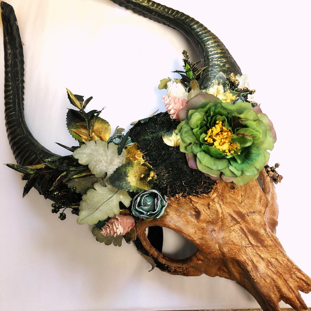 Forest Ram Horn Headdress Witch, Whimsical Animal Antlers Witch ...