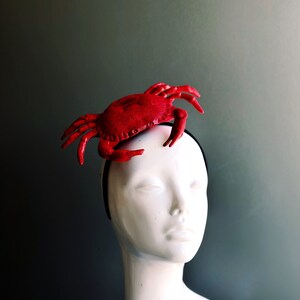 Turquoise Crab Headpiece, Seafood Festival, Turquoise Headband, Sea ...