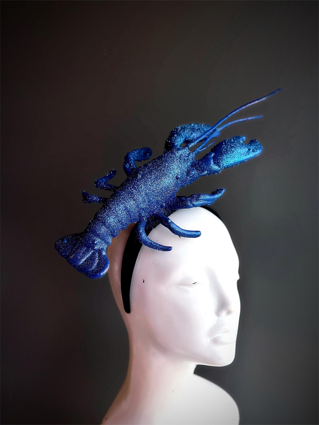 Blue Lobster Headband Ocean Theme Fascinator Seafood Festival Blue ...