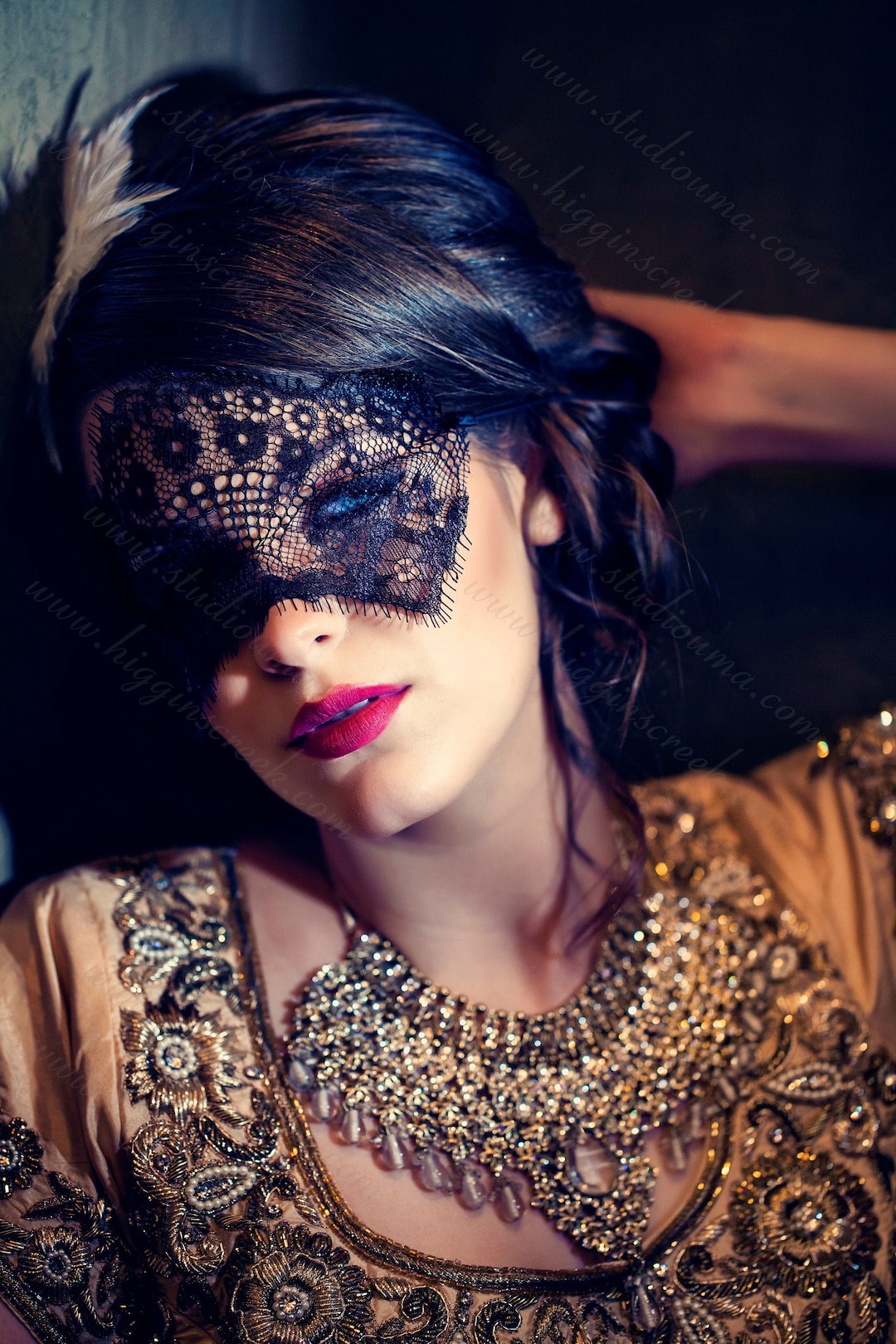 Masquerade Mask, Sexy Lingerie Lace Mask Black Women Fashion, Masque ...