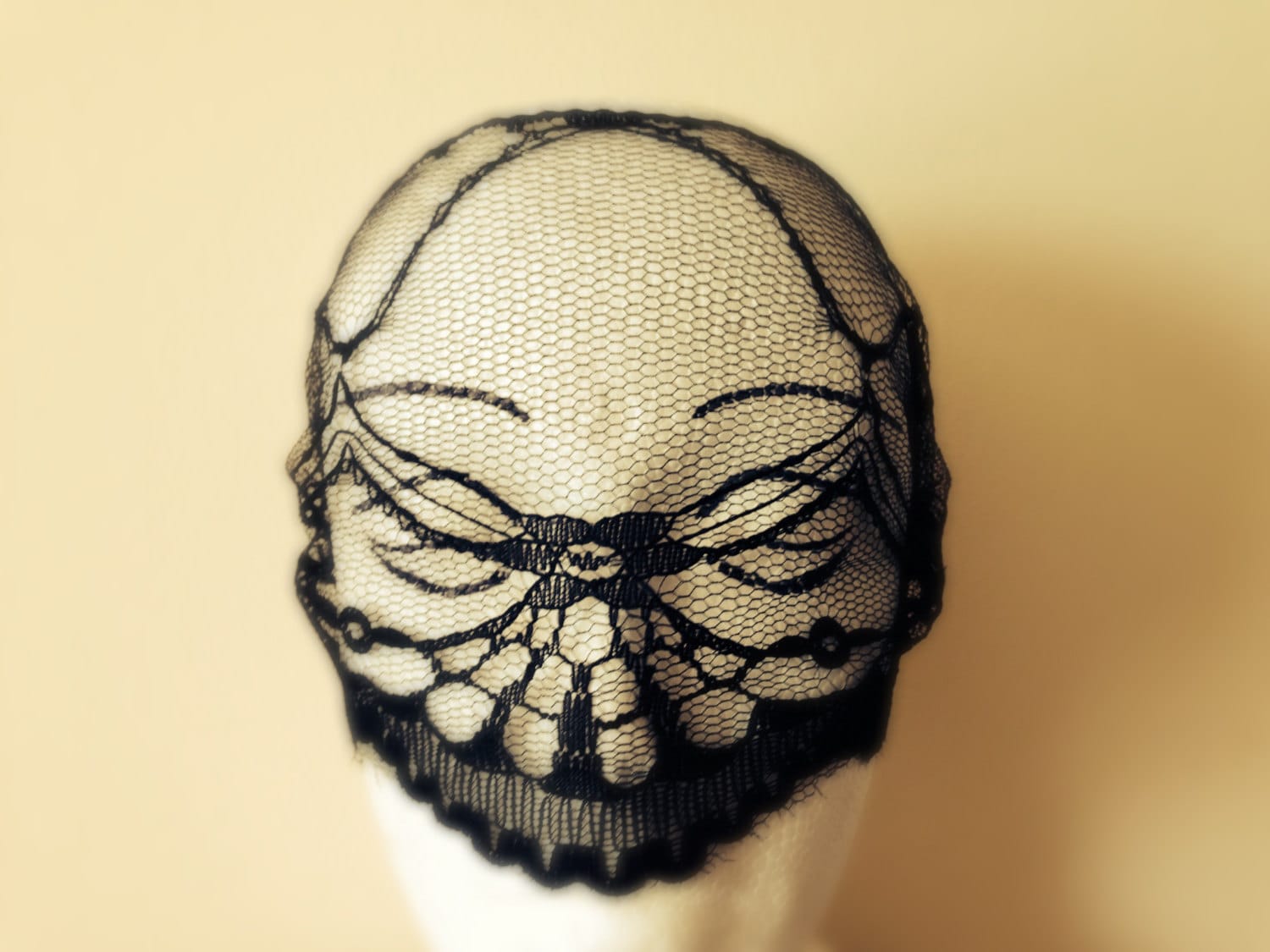 Gothic Halloween Mask Face Mask Gothic Mask Masquerade Lace - Etsy