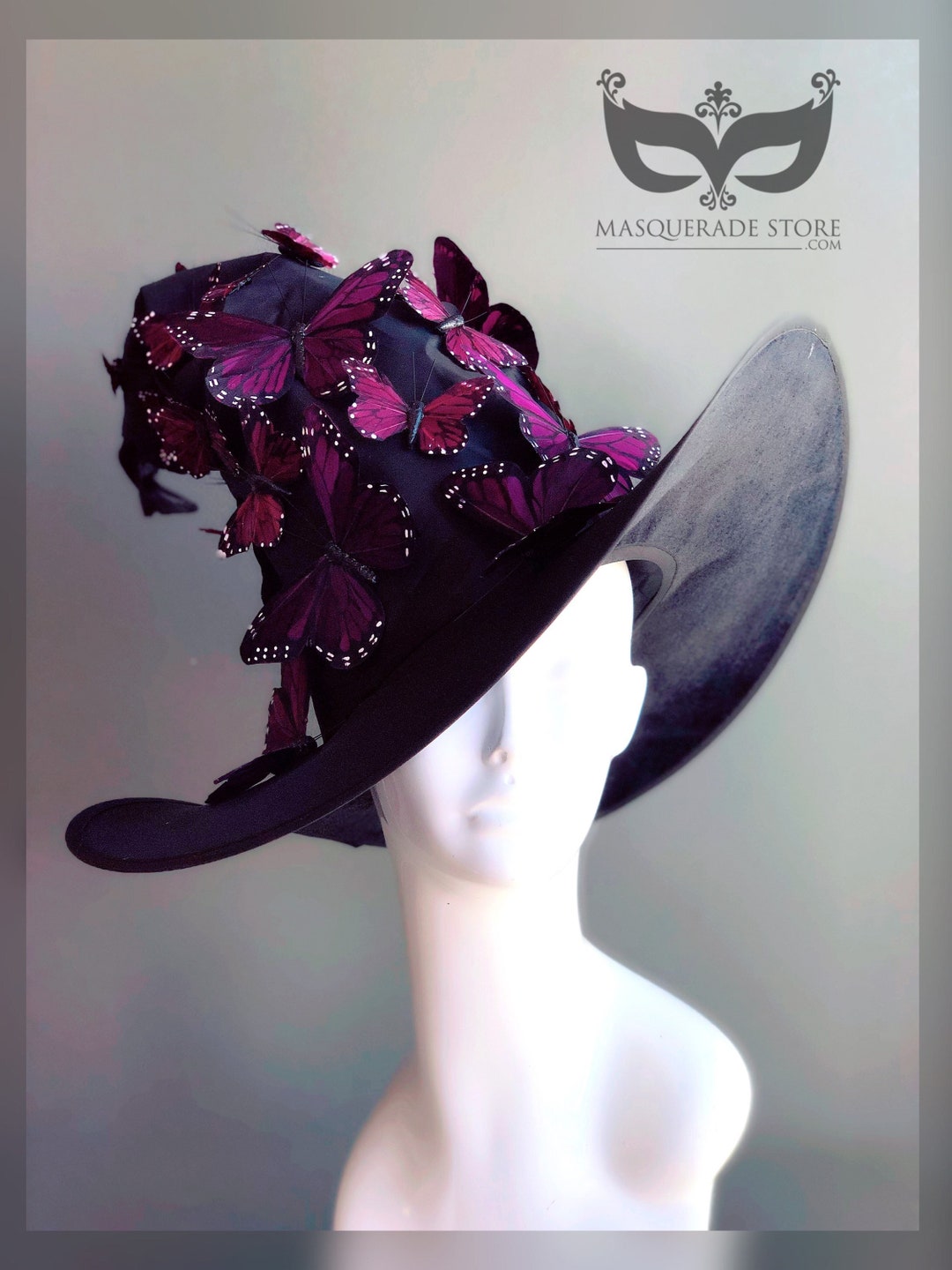 Purple Witch Hat Halloween Witch Costume Cosplay - Etsy