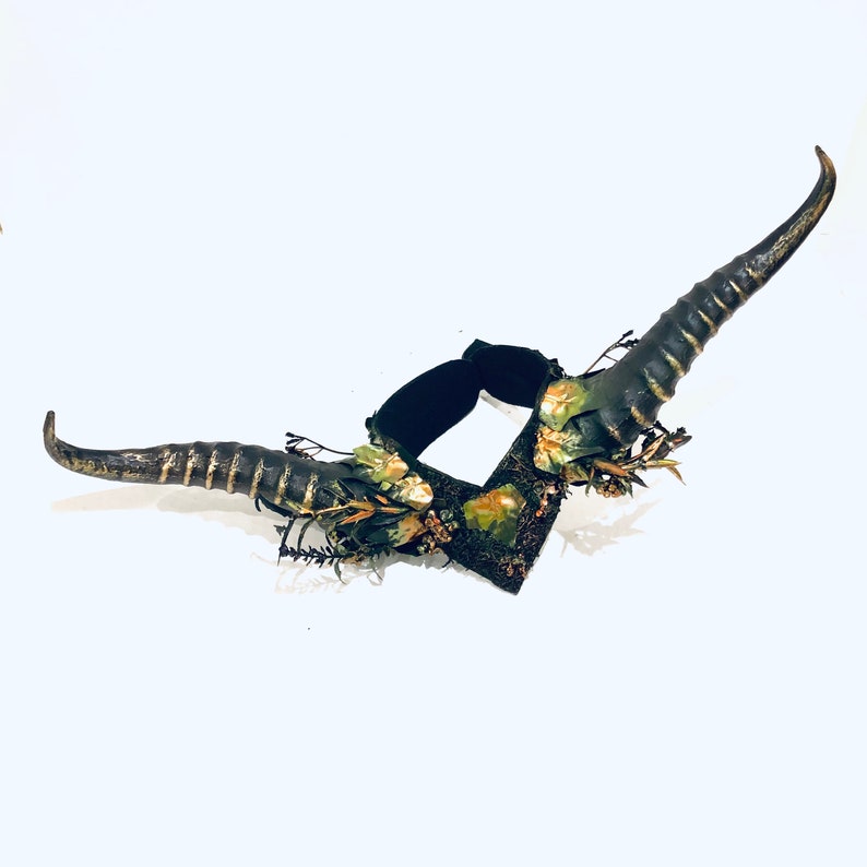 Ram Horn Priestess Headdress Pagan Ritual Forest Woodland Theme ...