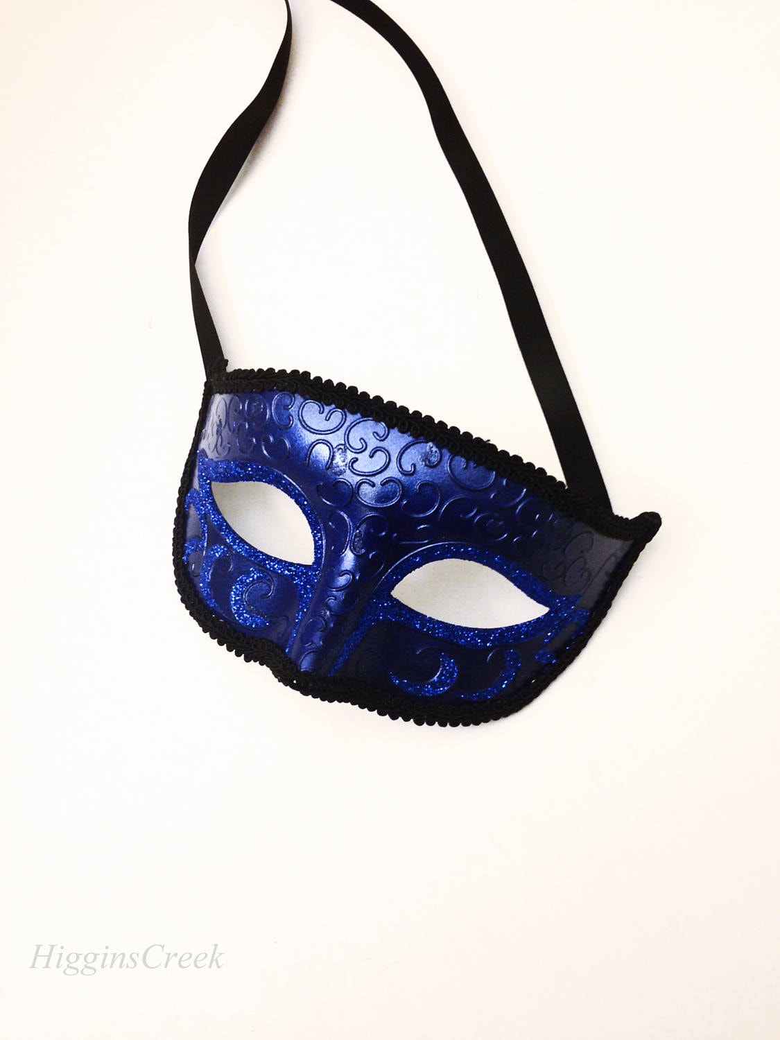 Black And Blue Masquerade Masks