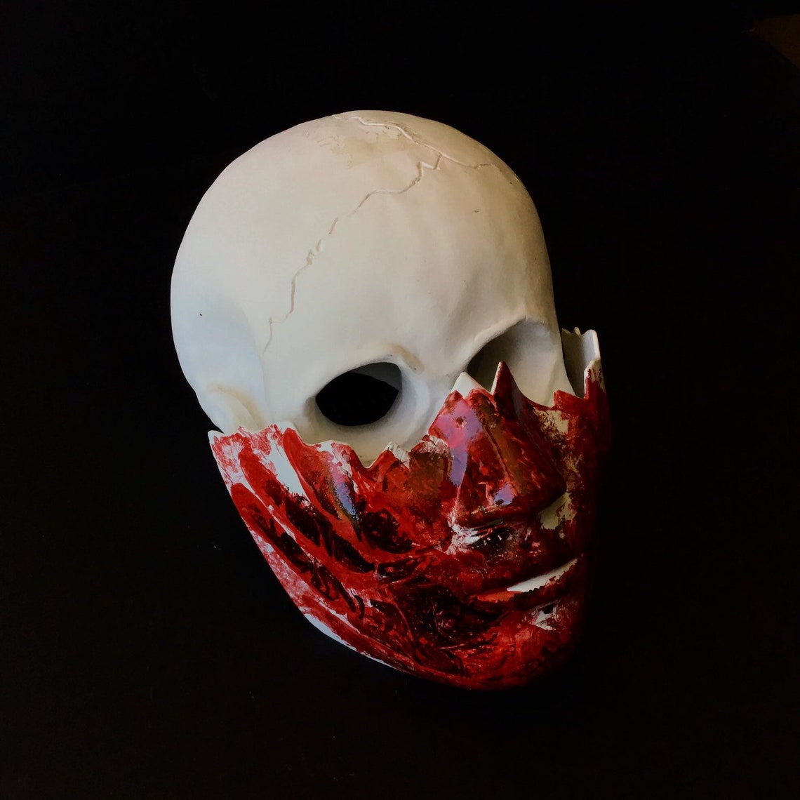Masquerade Mask Bloody Mask Bloody Skull Mask Halloween Skull - Etsy
