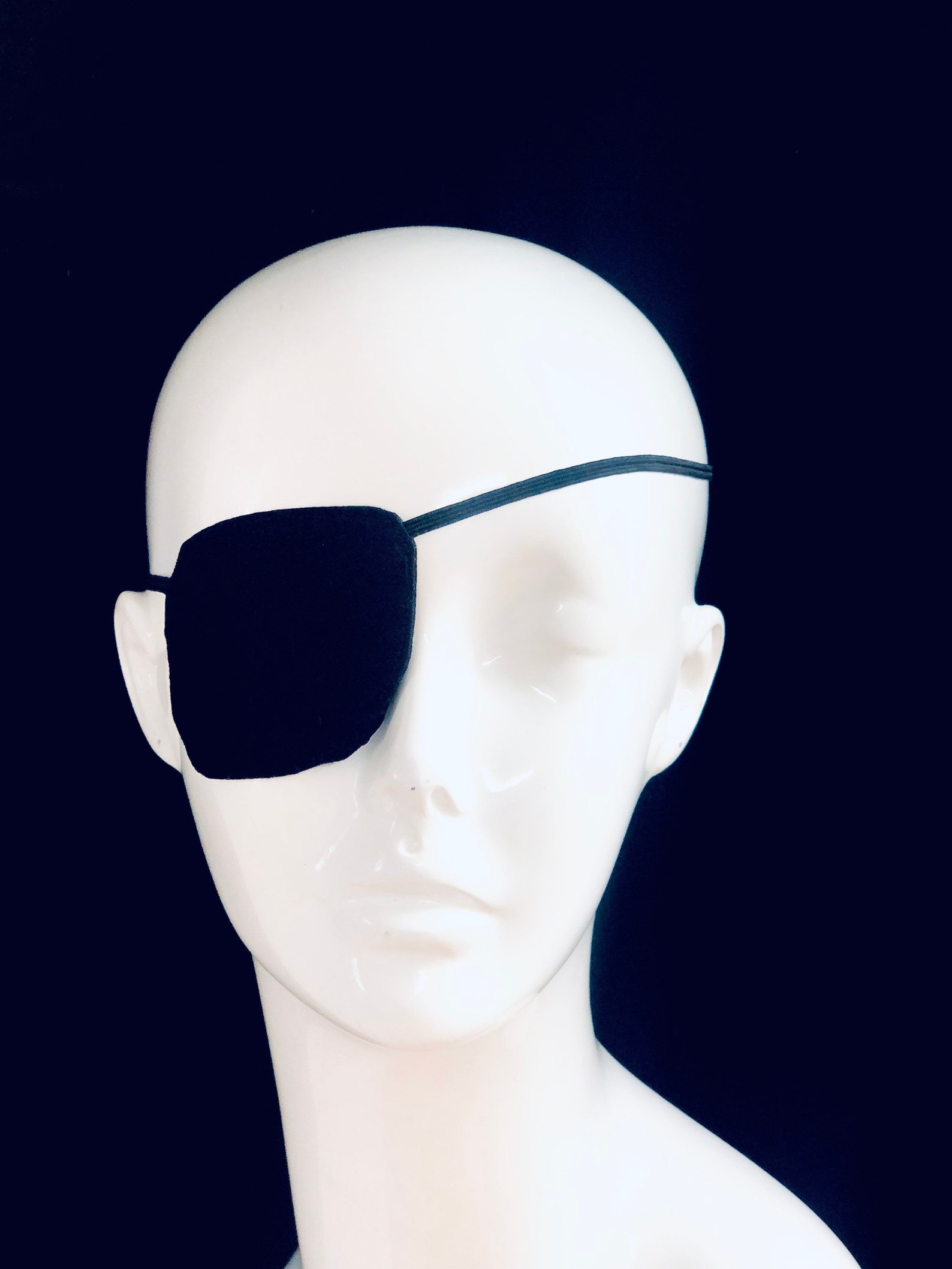 Simple Eye Patch CUSTOM SIZE Fabric Eyepatch 3 Layer Cotton Soft Fabric ...