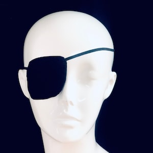 Simple Eye Patch CUSTOM SIZE Fabric Eyepatch 3 Layer Cotton Soft Fabric ...