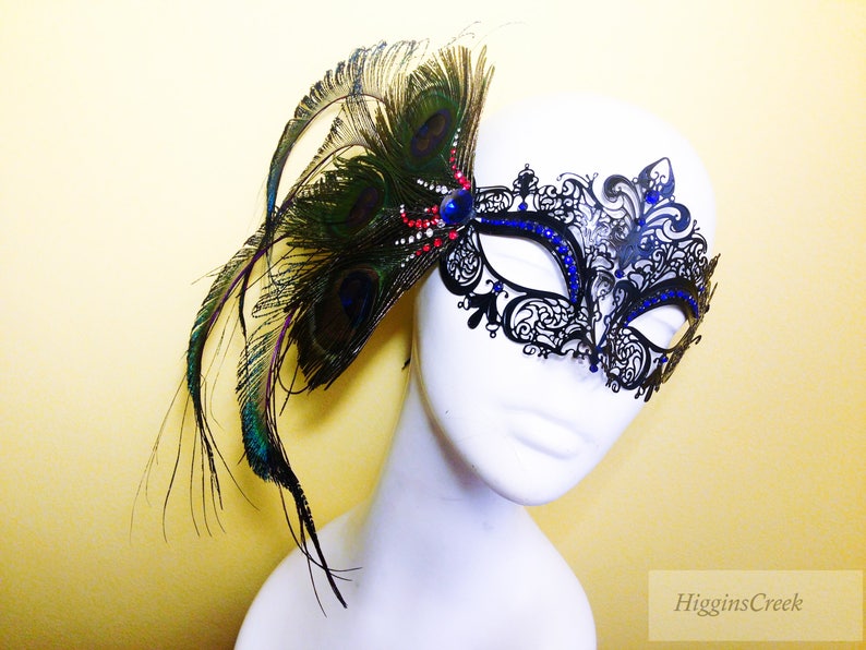 July 4th Masquerade Ball Masks Women Feather Fourth of July Masks ...