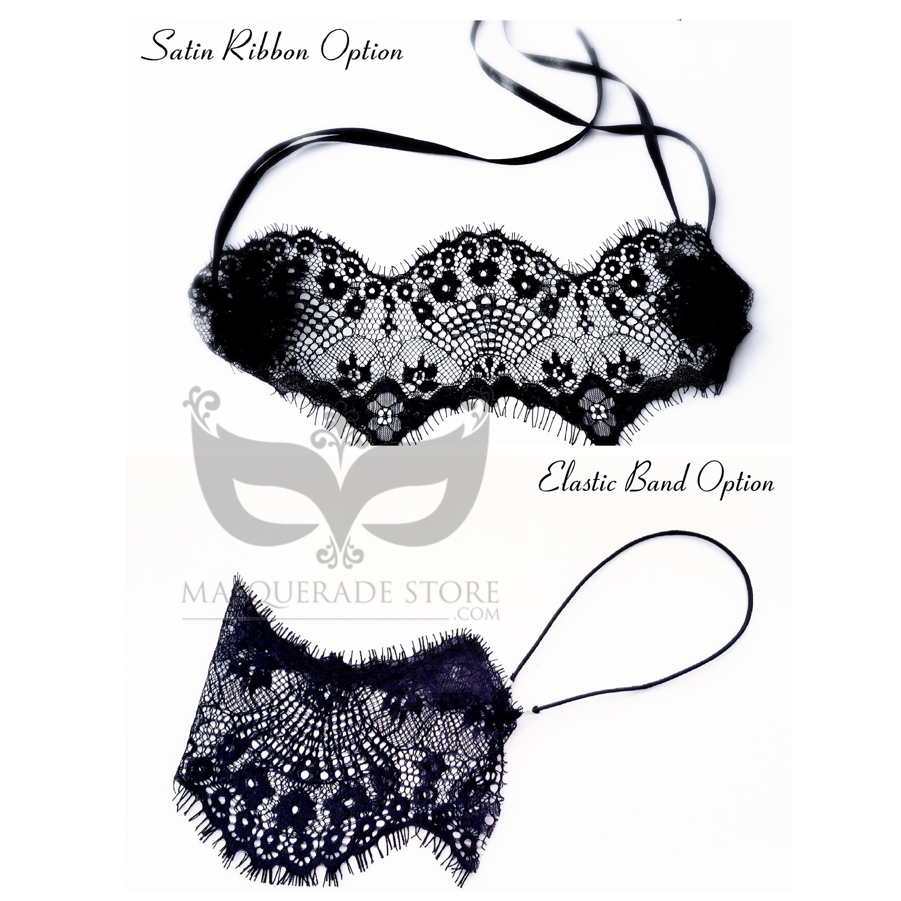 Sexy Lingerie Blindfold Mask Lace Mask Halloween Masks for Women ...