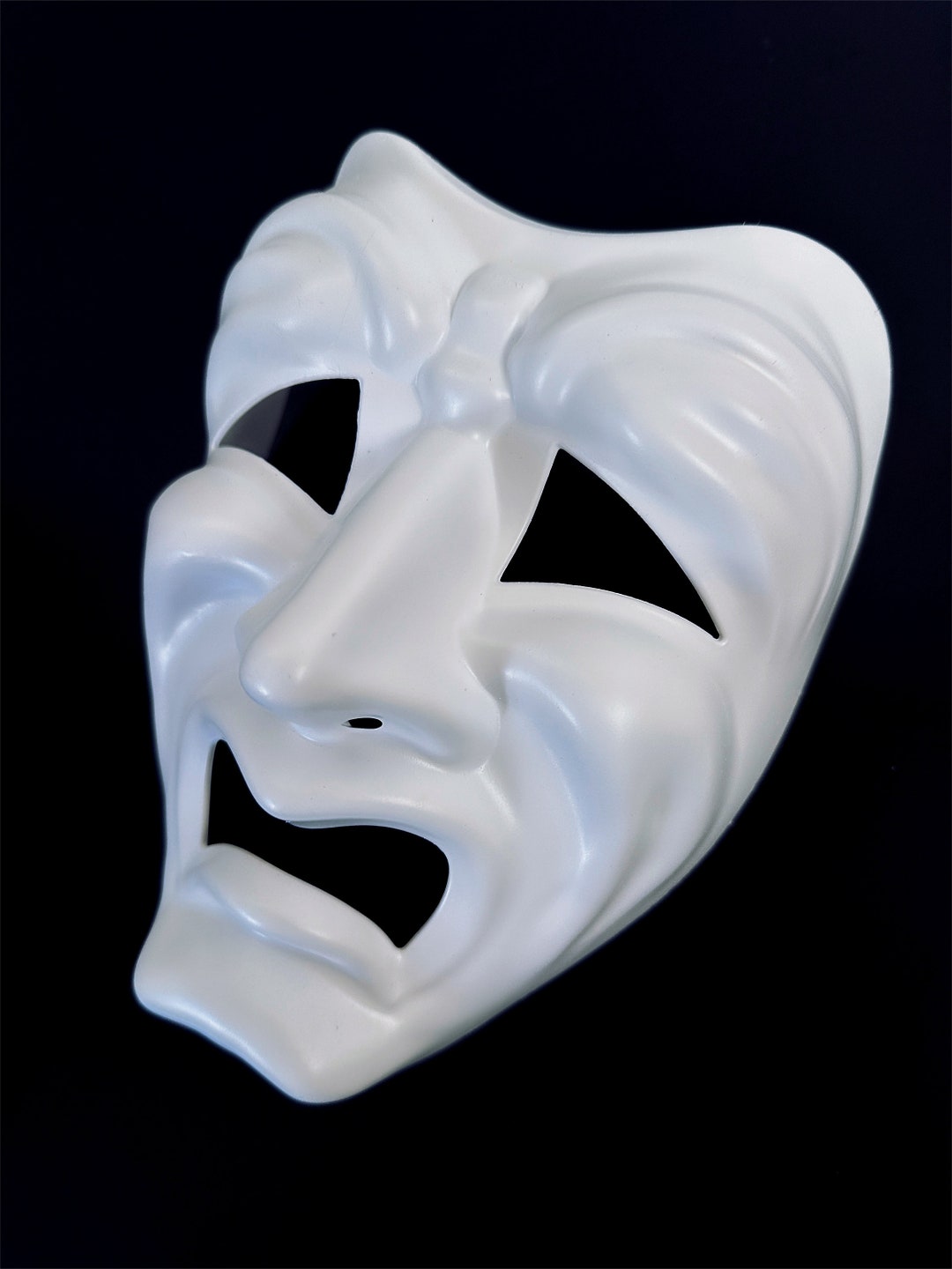 White Tragedy DIY Mask – Theater Drama Face - Etsy
