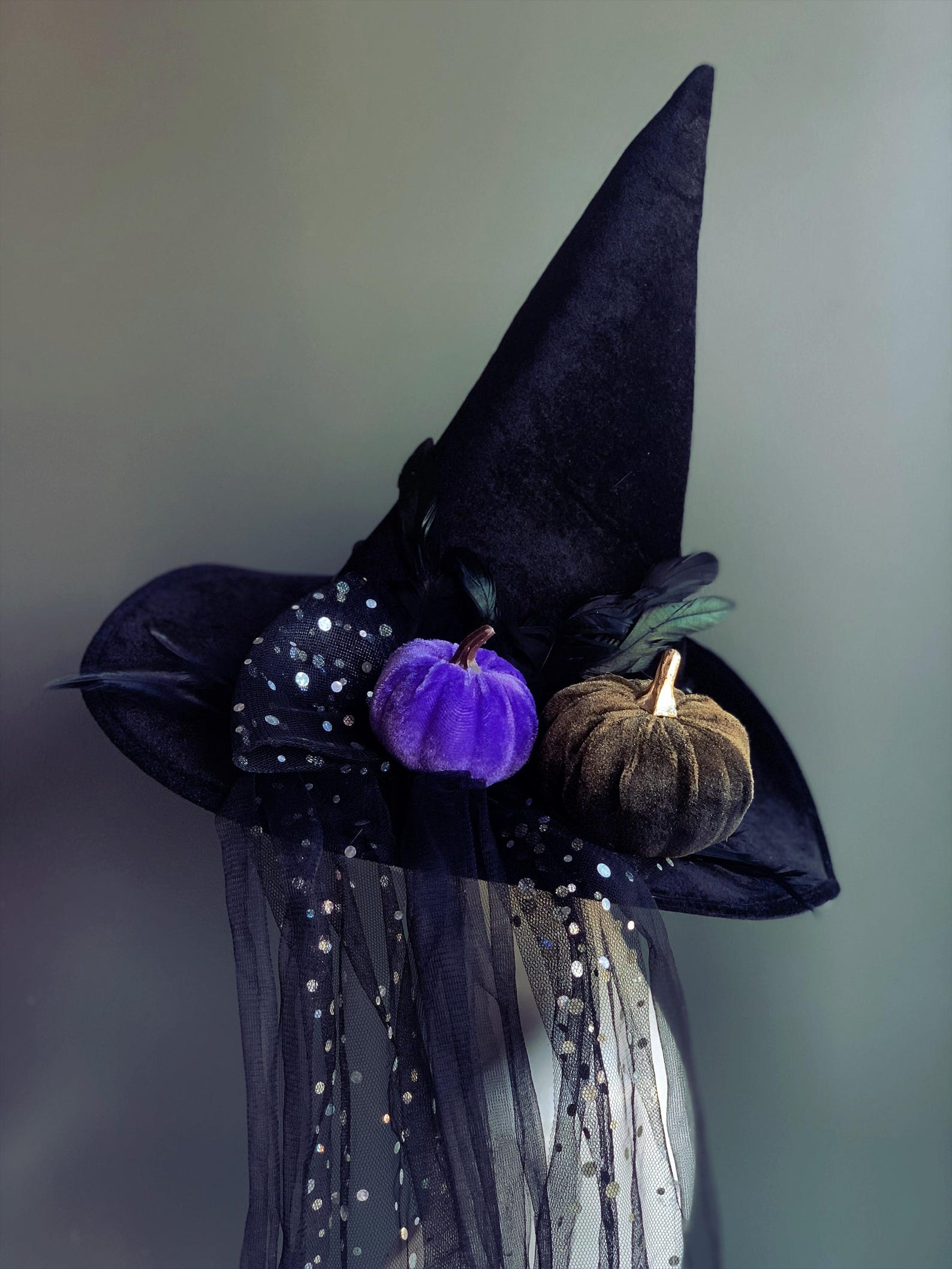 Black TALL Witch Hat Pointy Witches Hat Wizard Hat Witching Hat Wide ...