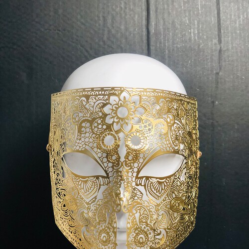 Gold Roman God Style Masquerade Mask for Men - Etsy