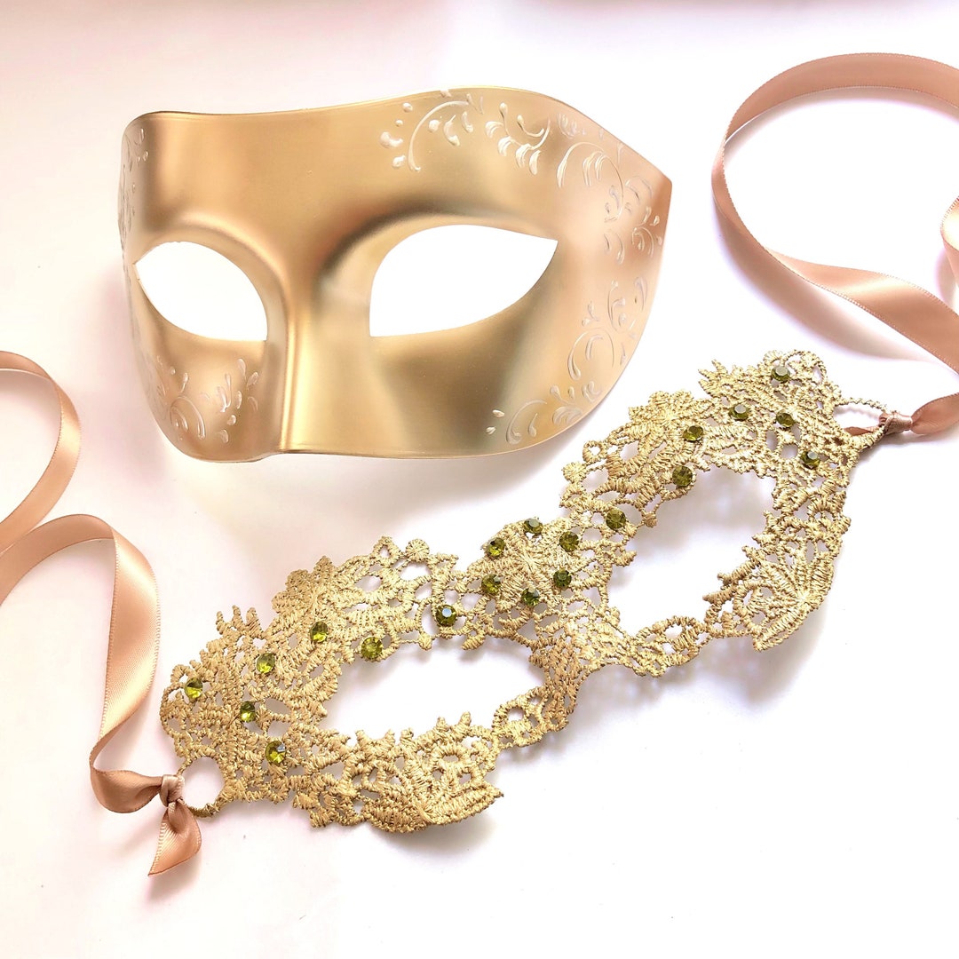 Fancy Masks Gold Female Mask Party Mask Venetian Mask Masquerade Masks ...