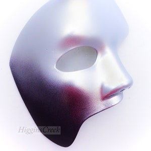 Mask , Masquerade Mask Men Half Face Masks, Men Venetian Masks Silver ...