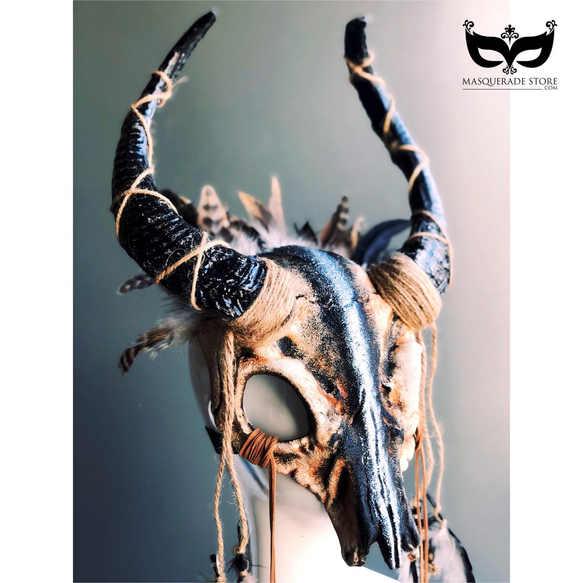 Witch Headdress Pagan Crown Gaelic Festival Skull Crown - Etsy