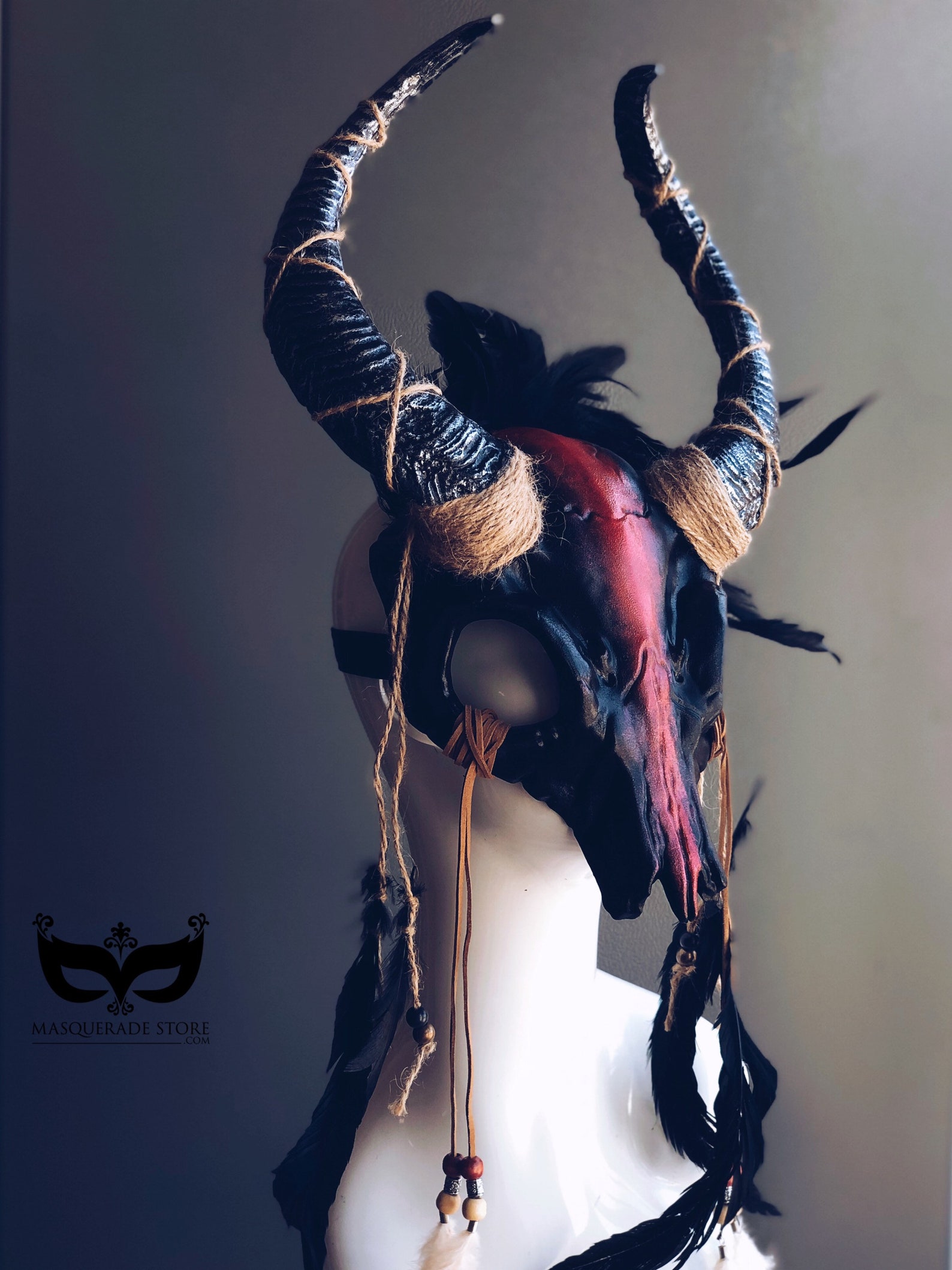 Pagan Skull Headpiece Viking Skull Shaman Headdress Witch - Etsy