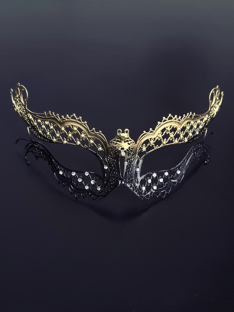 Black Gold Mens Masquerade Mask Set, Mens Prom Masks, Venetian Masks ...