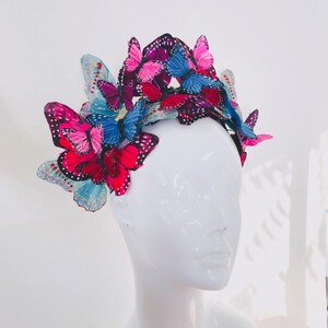 Butterfly Headdress Headband Monarch Butterfly Headpiece, Butterfly ...