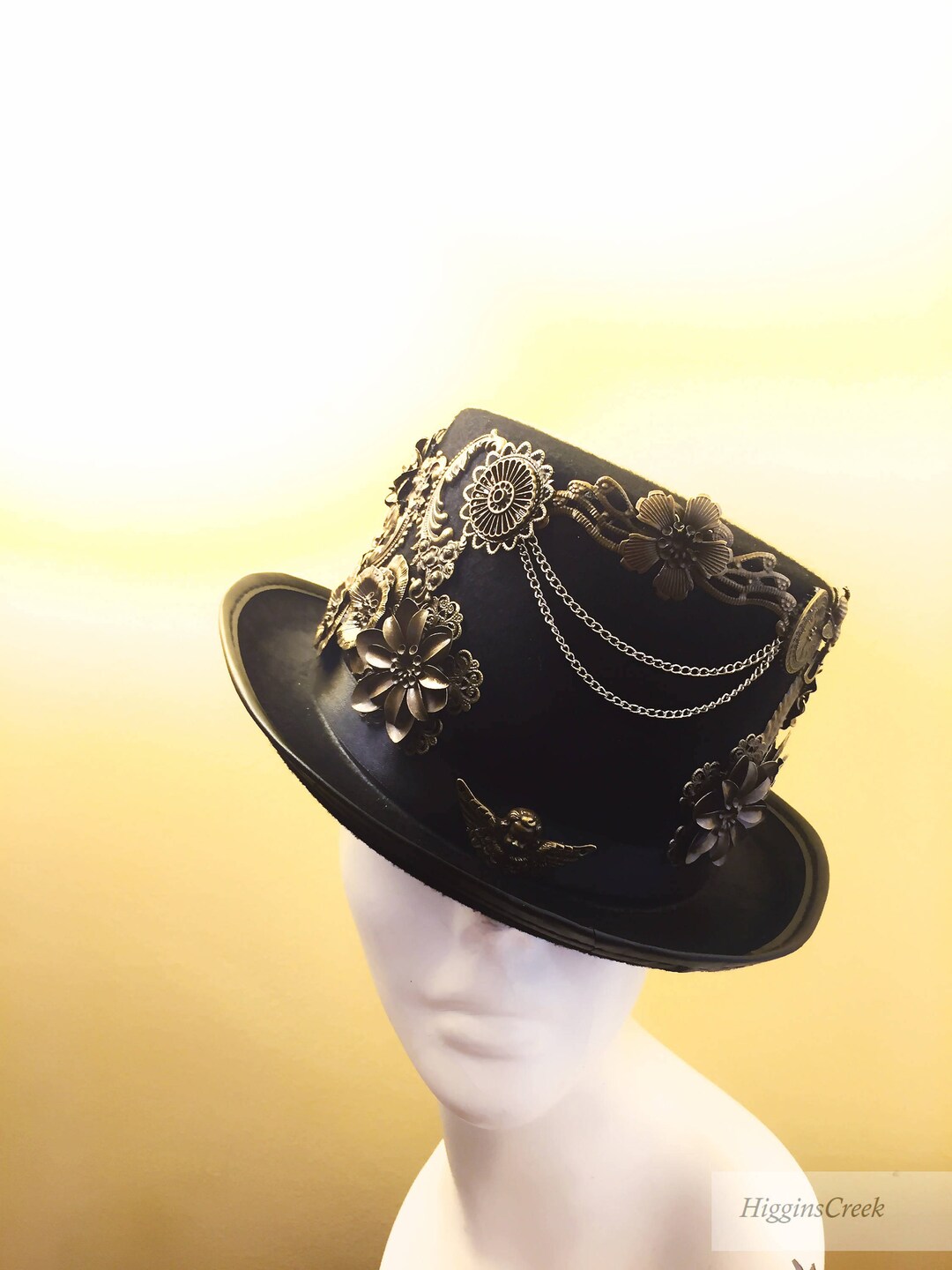 Steampunk Costume Hats and Headgear, Neo-victorian Top Hat, Steampunk ...