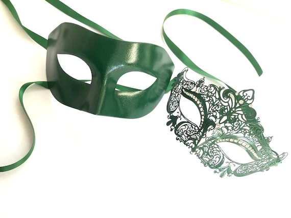 Green Masquerade Masks For Men