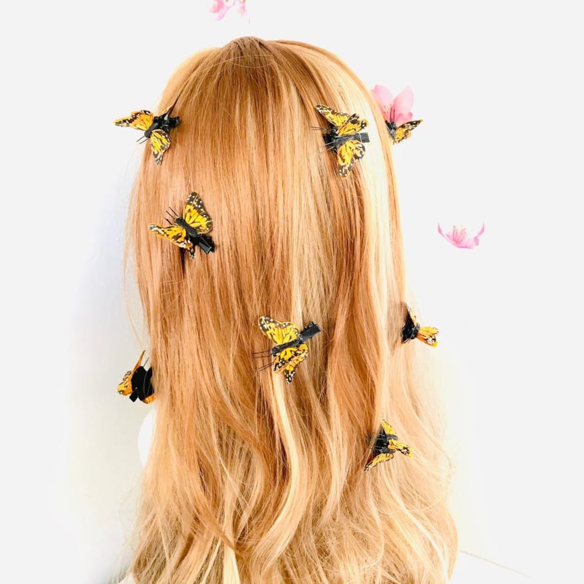 Small Butterfly Hairclips Kids Butterfly Hairpieces - Etsy