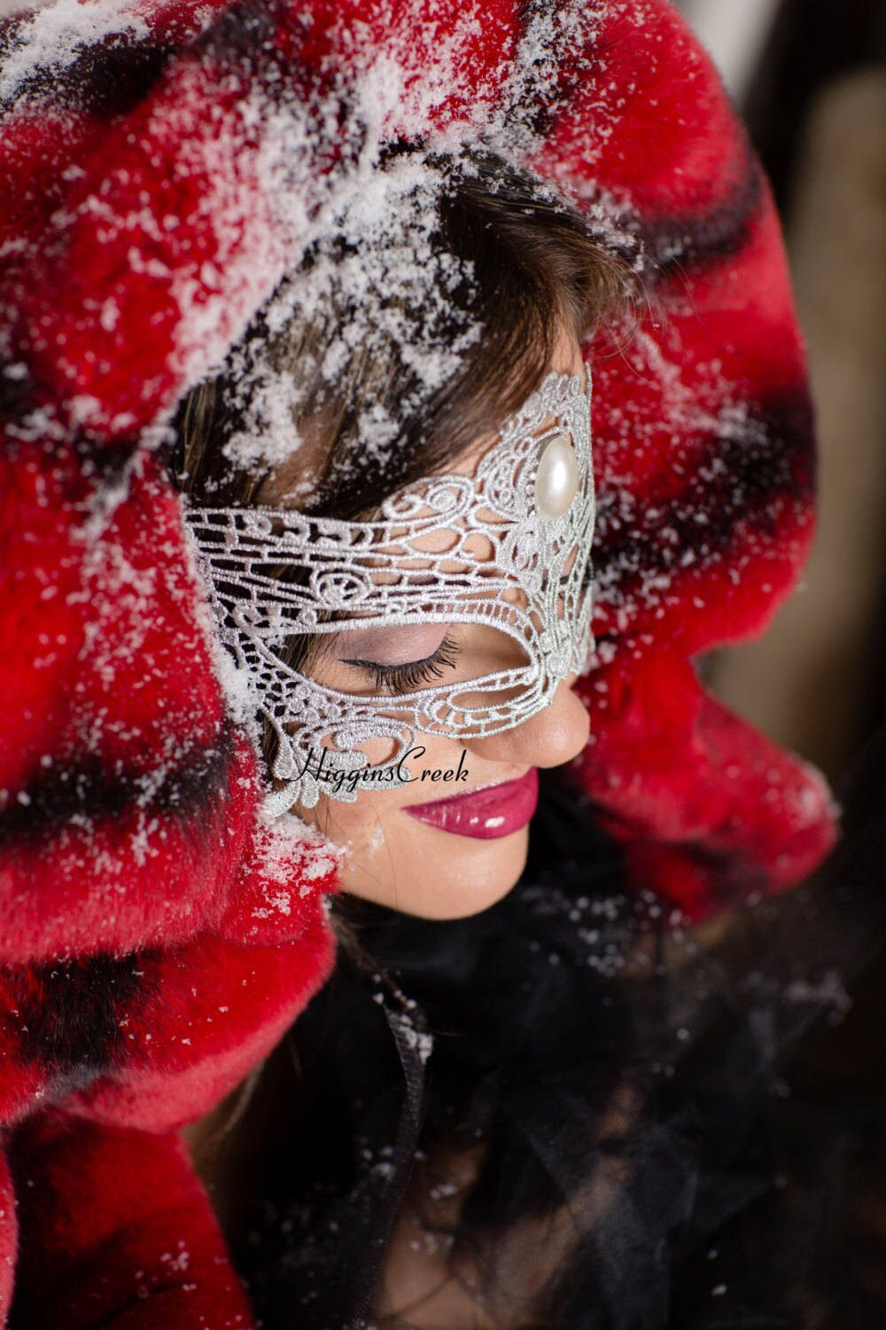 PEARL Lace Mask Gold silver lace masquerade mask Womens | Etsy