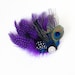 Gold Lace Stick Mask With Removable Feather Hair Clip, Masquerade Mask ...